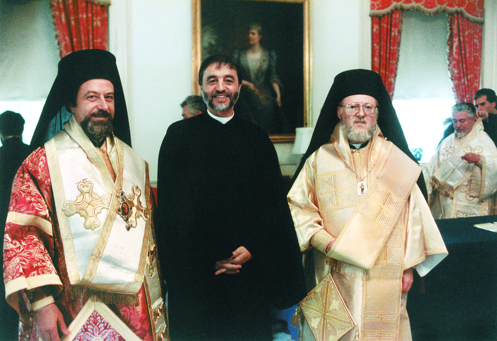 Fr Alex Karloutsos with Metropolitans Joachim and Bartholomew ...
